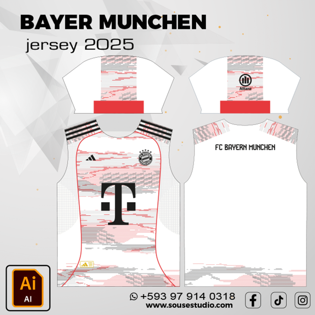 Sousestudio | Jersey Bayer Munchen 2025 (Free Download)